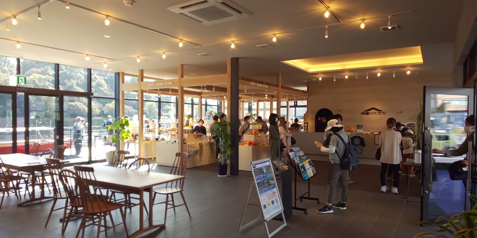 人吉球磨川の憩いの場・発船場「HASSENBA」で九州パンケーキ